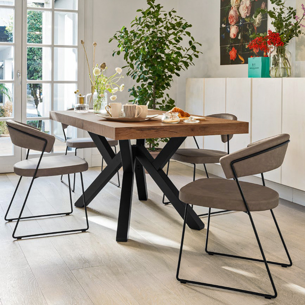 Connubia New York Chair Sleigh Legs